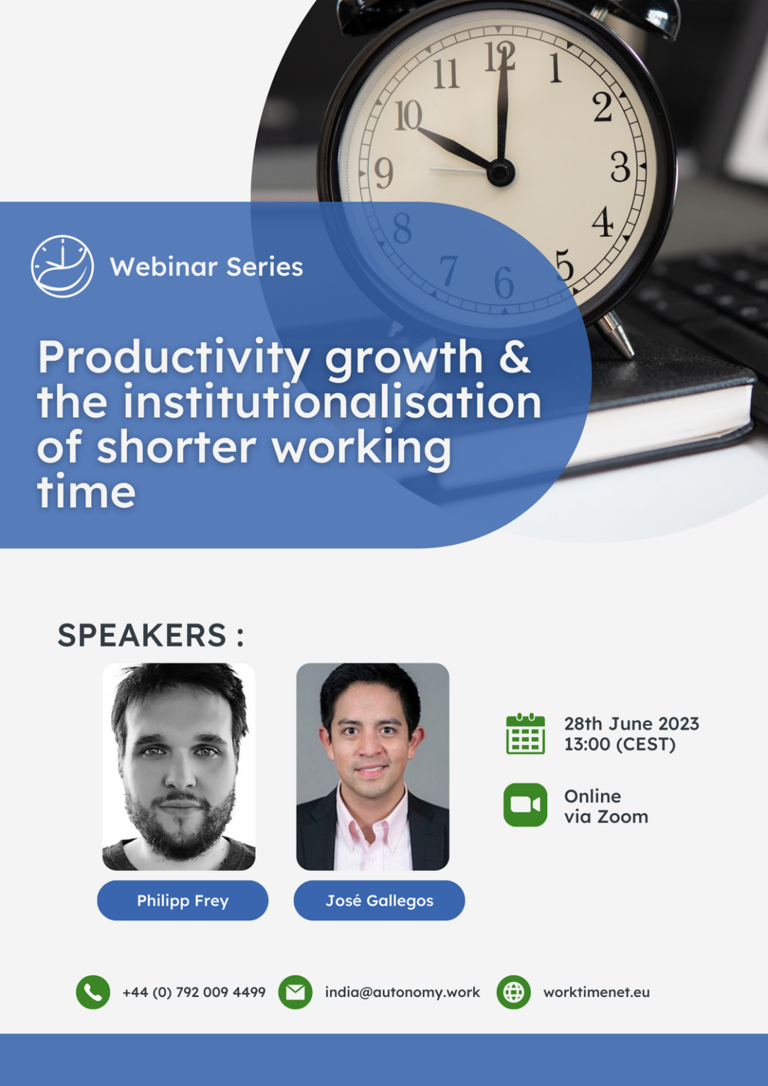 Webinar #3 Productivity Growth & the Institutionalisation - The European Work-time Network