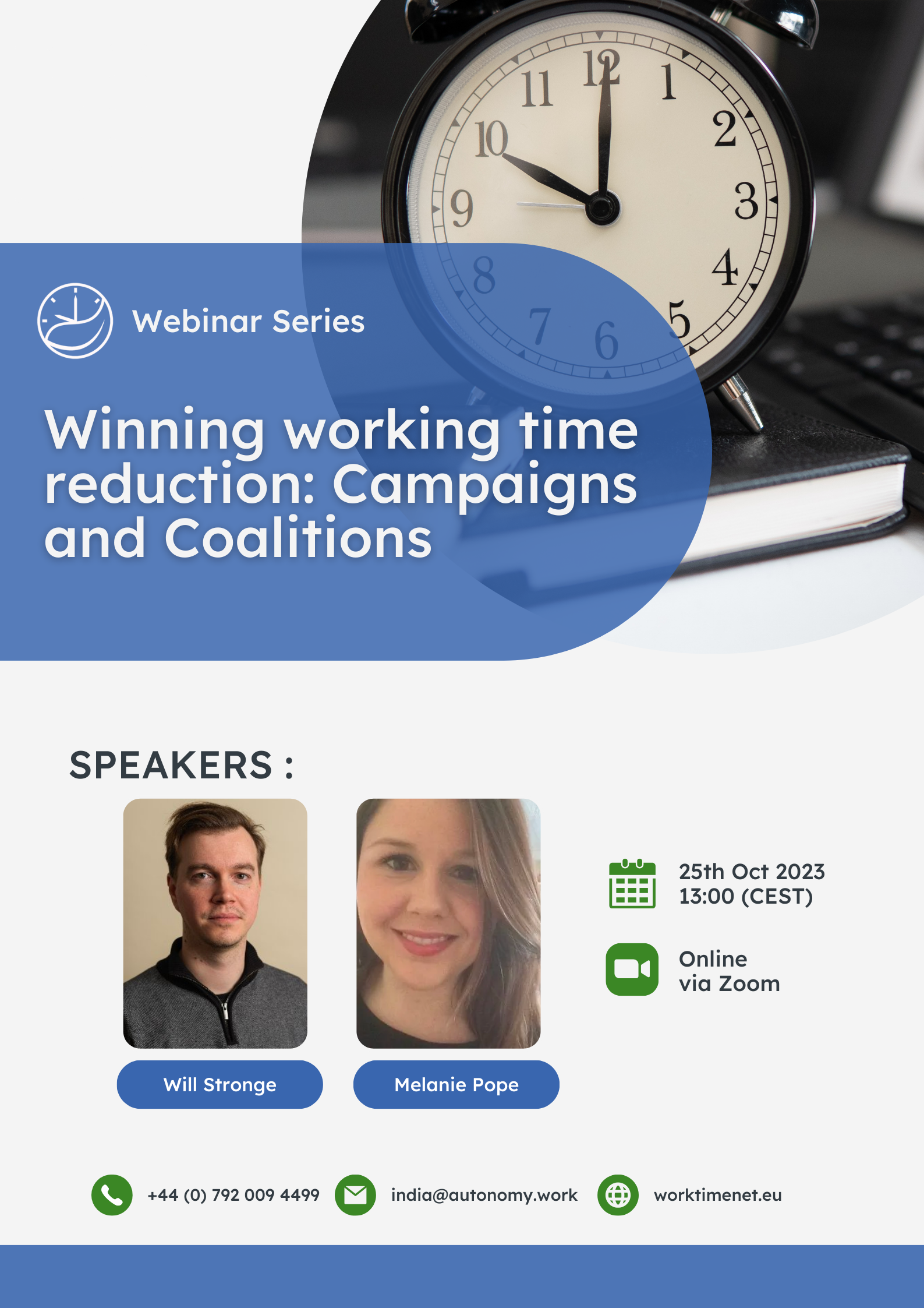 Webinar #5: Winning working time reduction - The European Work-time Network